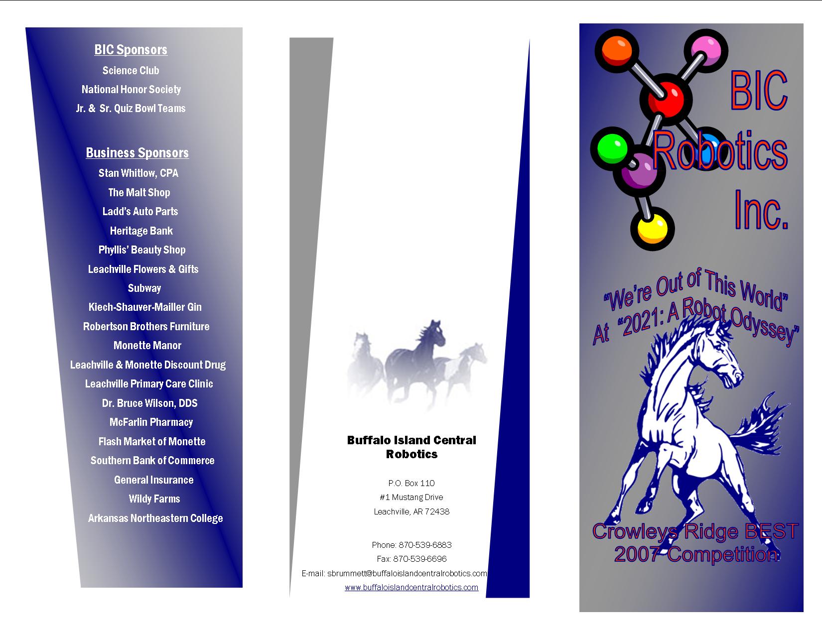 Buffalo Island Central Robotics Team